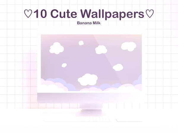 Game Over Pastel Desktop Wallpaper Background Retro Pixel Pink & Purple ...