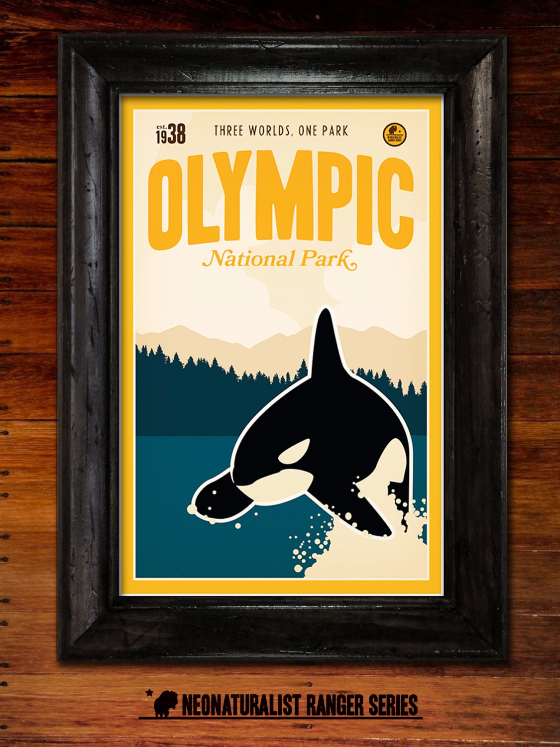 Olympic National Park Poster | Etsy