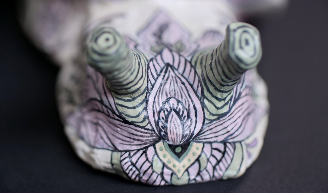 OOAK Interior Sculpture Snail Sculpture Papier Mache Snail | Etsy