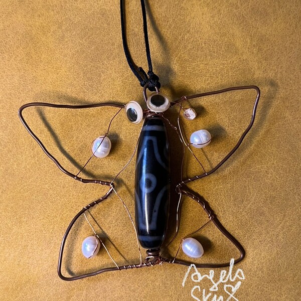 Dzi Bead Necklace - Etsy