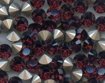 Burgundy rhinestones | Etsy