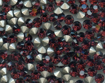 Burgundy rhinestones | Etsy