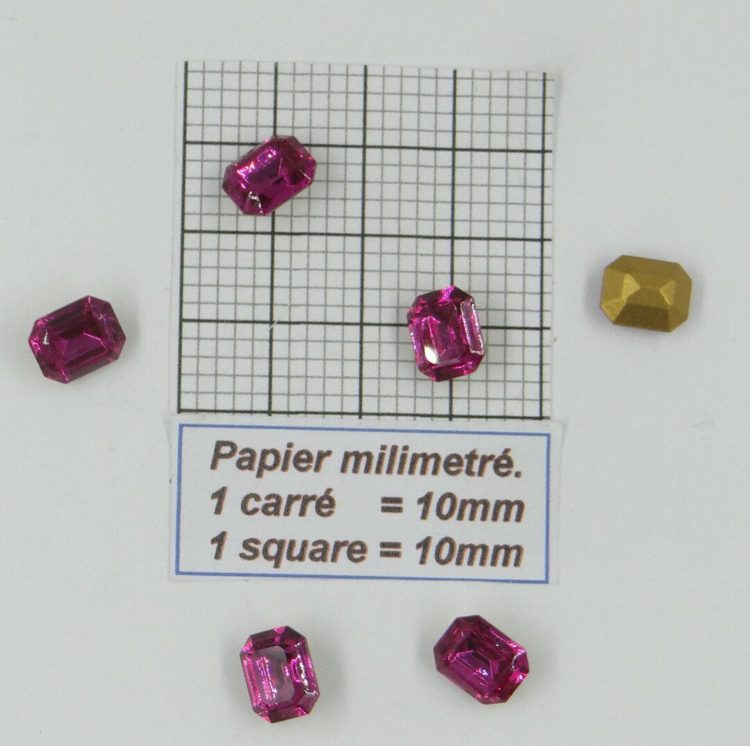 4610 10X8 F * 6/12/24 Swarovski Crystal Stones 4610 10x8mm Octogon ...