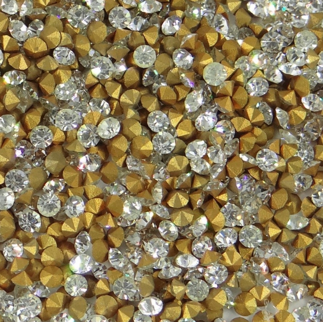 1100 PP18 C : 50 Swarovski Rhinestones Point Back, Chatons, PP18 2,45mm ...