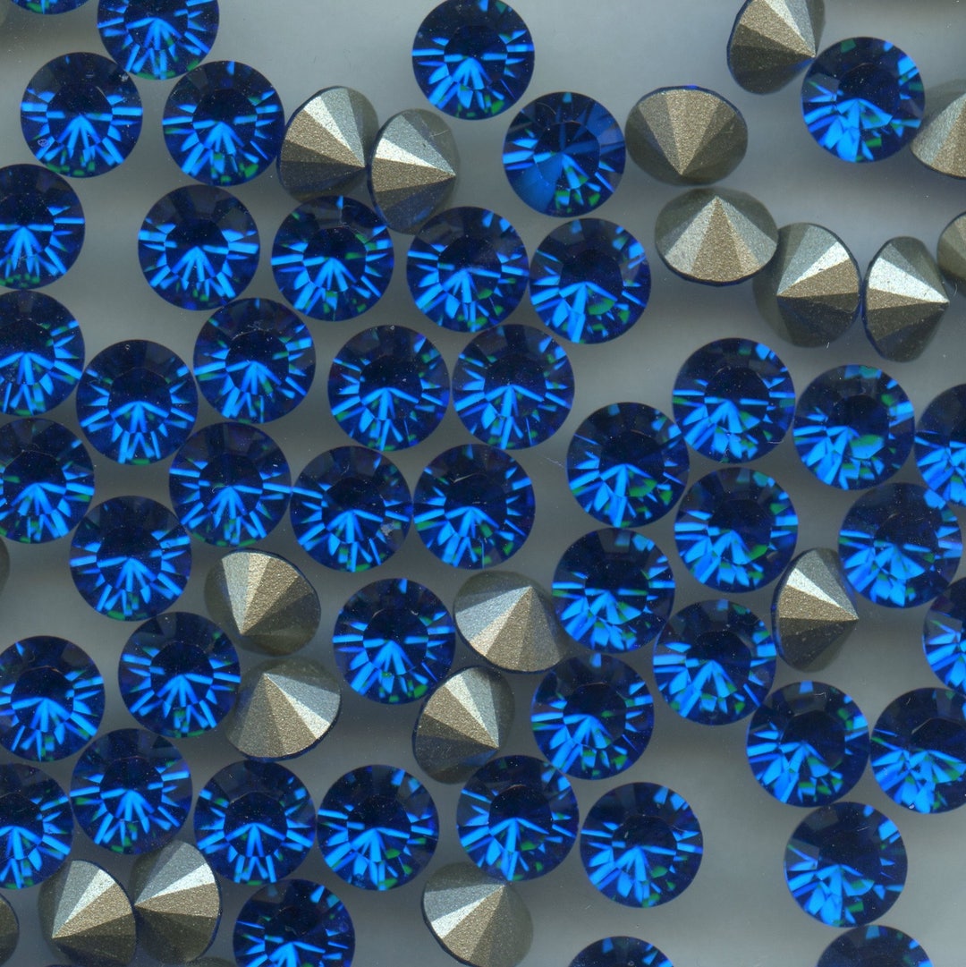 1028 SS34 CB 12 Swarovski Rhinestones Point Back SS34 - Etsy