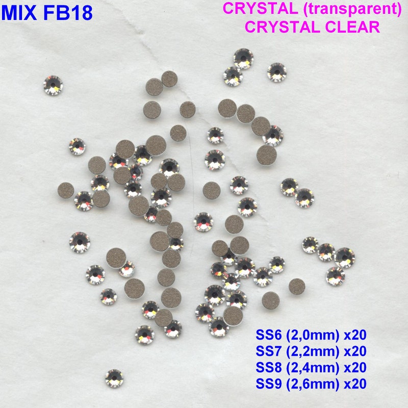Swarovski Crystals Flat Back - Etsy