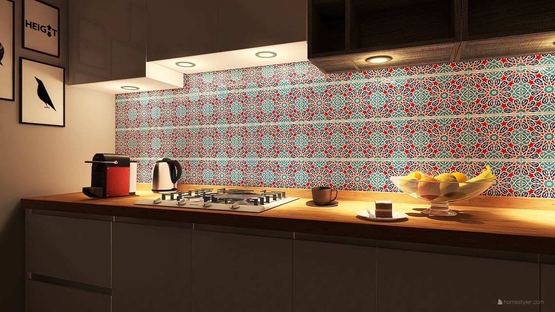 Turkish Tiles Iznik Tiles Stars Oriental Ceramic Wall Tiles From Turkey ...