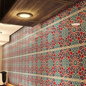 Turkish Tiles Iznik Tiles Stars Oriental Ceramic Wall Tiles From Turkey ...