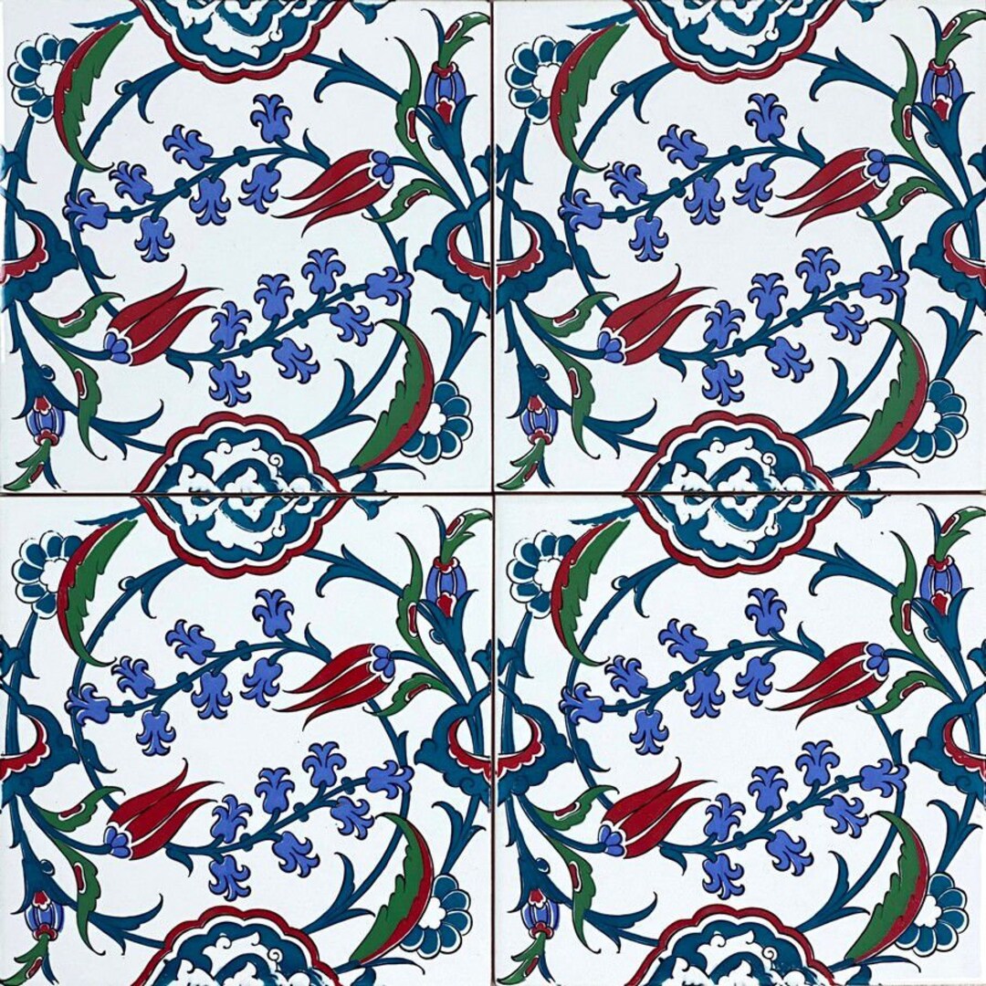 Iznik Tiles Turkish Tiles Oriental Decorative Tiles, Patterned Ceramic ...