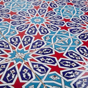 Turkish Tiles Iznik Tiles Stars Oriental Ceramic Wall Tiles From Turkey ...