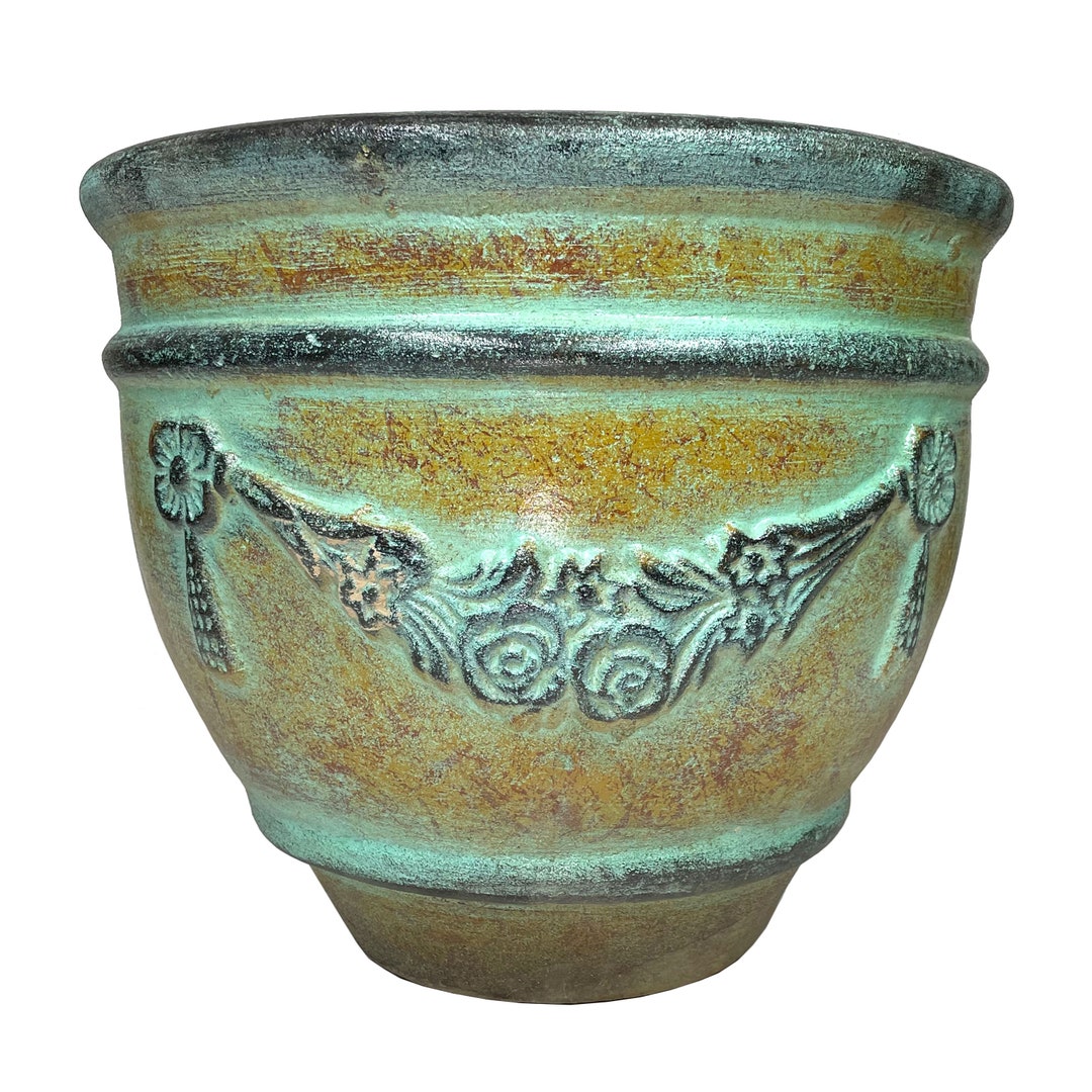 Pot de jardin mexicain Cadenia by Cerames Grand pot en argile pour ...