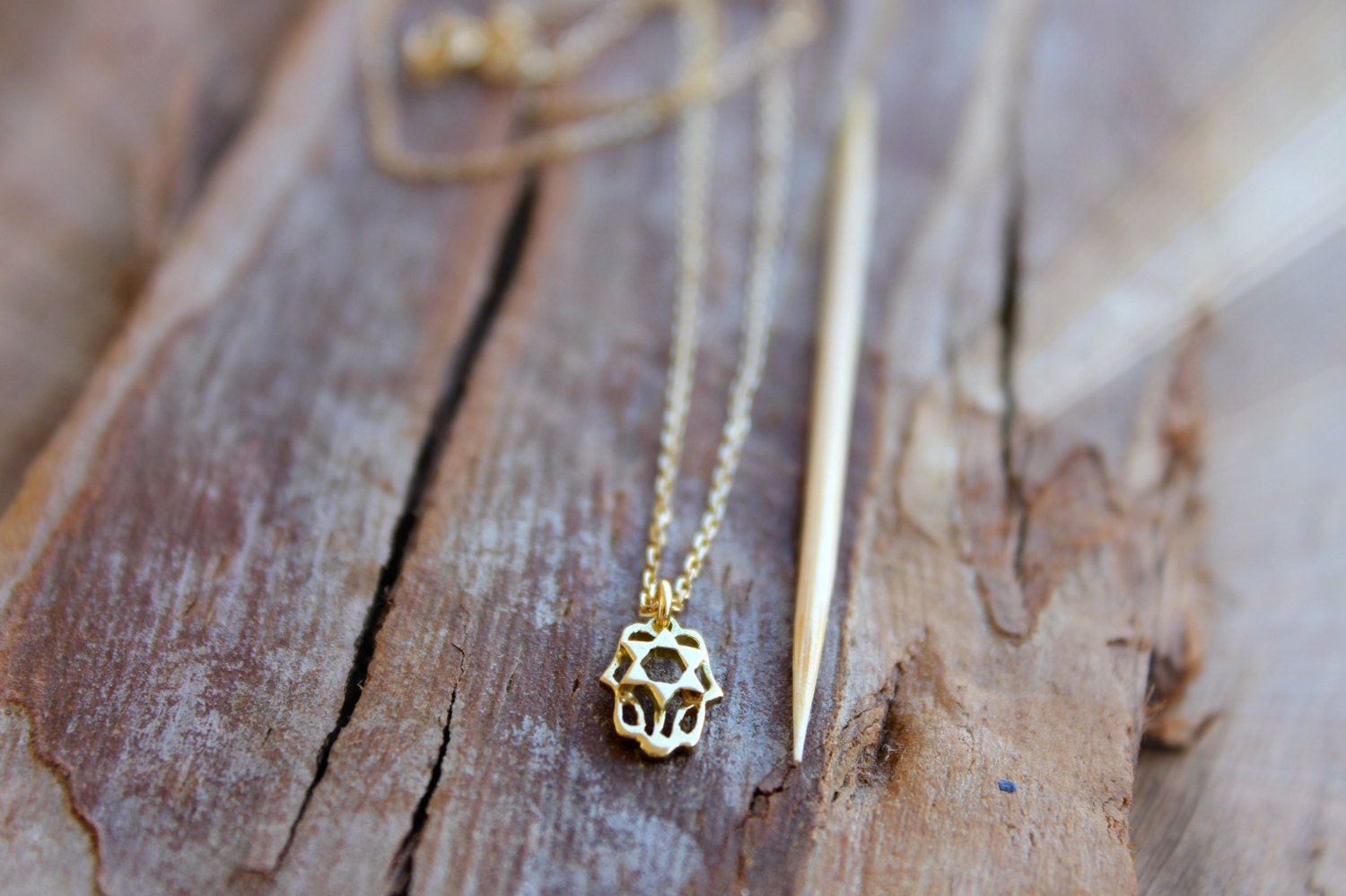 Gold Hamsa Necklace Israeli Necklace Jewish Jewelry - Etsy Israel