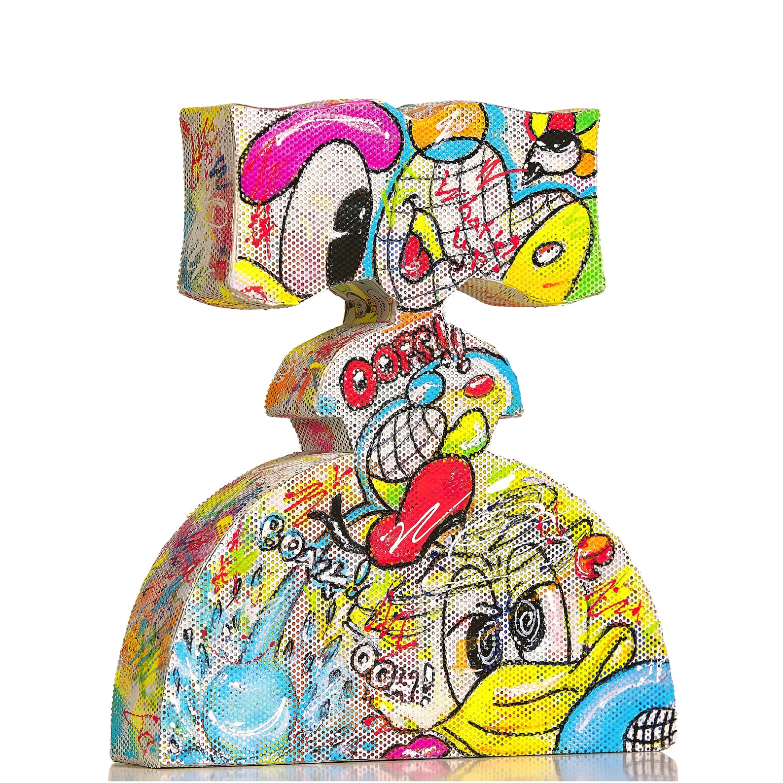 Mixed Media Art Pop Art Sculpture Abstract Painted Figurines Comic Pop mixed-media-art-pop-art-sculpture-abstract-painted-figurines-comic-pop
