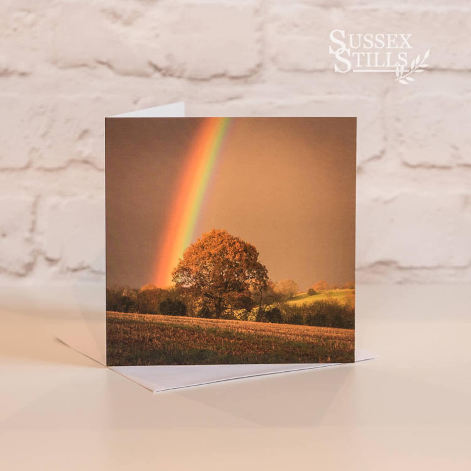 Rainbow Fine-art Photographic Greetings Card. Rainbow in the - Etsy