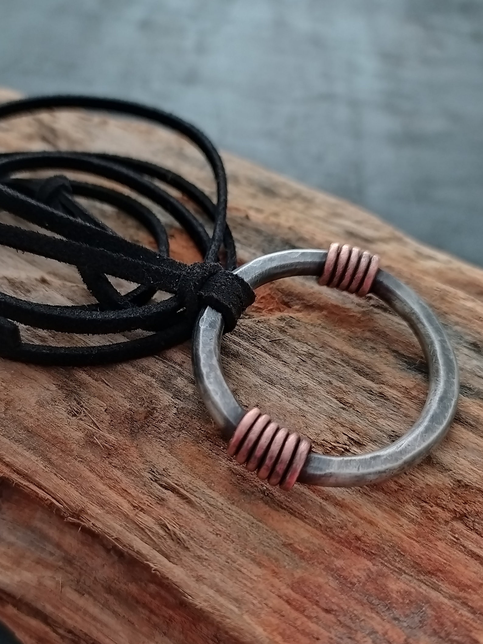 Iron Jewelry Forged Jewelry Forged Iron Pendant Necklace Iron - Etsy