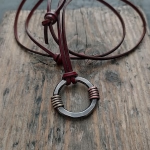 Iron Jewelry Forged Jewelry Forged Iron Pendant Necklace Iron Pendant ...