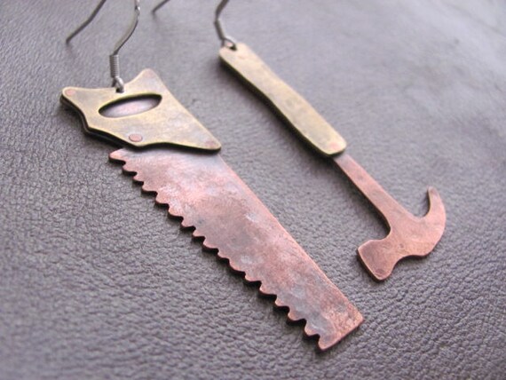 Earrings Tool Tool Earrings Earrings Hammer Earrings Tool | Etsy