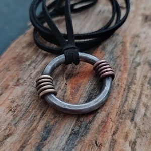 Iron Jewelry Forged Jewelry Forged Iron Pendant Necklace Iron Pendant ...