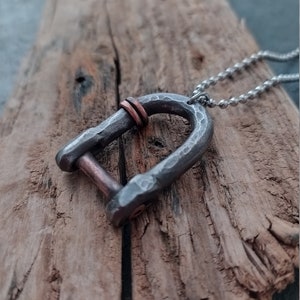 Iron Jewelry Forged Jewelry Forged Iron Pendant Necklace Iron Pendant ...