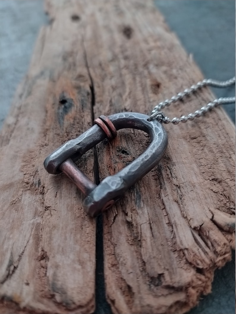 Iron Jewelry Forged Jewelry Forged Iron Pendant Necklace Iron Pendant ...