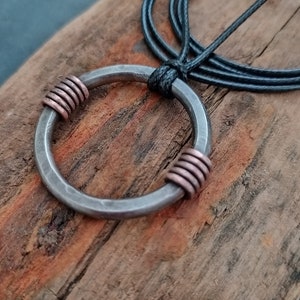 Iron Jewelry Forged Jewelry Forged Iron Pendant Necklace Iron Pendant ...