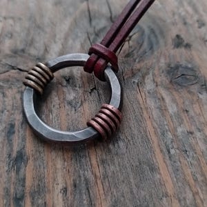 Iron Jewelry Forged Jewelry Forged Iron Pendant Necklace Iron Pendant ...