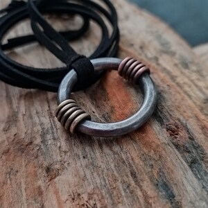 Iron Jewelry Forged Jewelry Forged Iron Pendant Necklace Iron Pendant ...