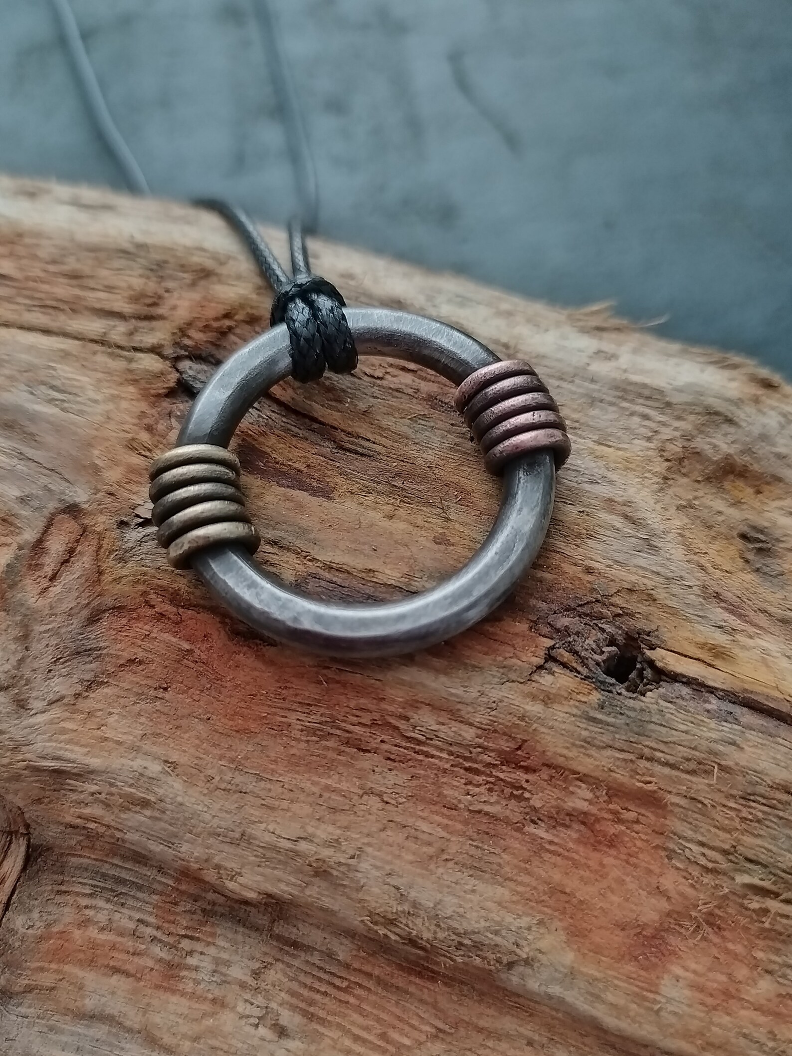 Iron Jewelry Forged Jewelry Forged Iron Pendant Necklace Iron Pendant ...