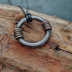 Iron Jewelry Forged Jewelry Forged Iron Pendant Necklace Iron Pendant ...