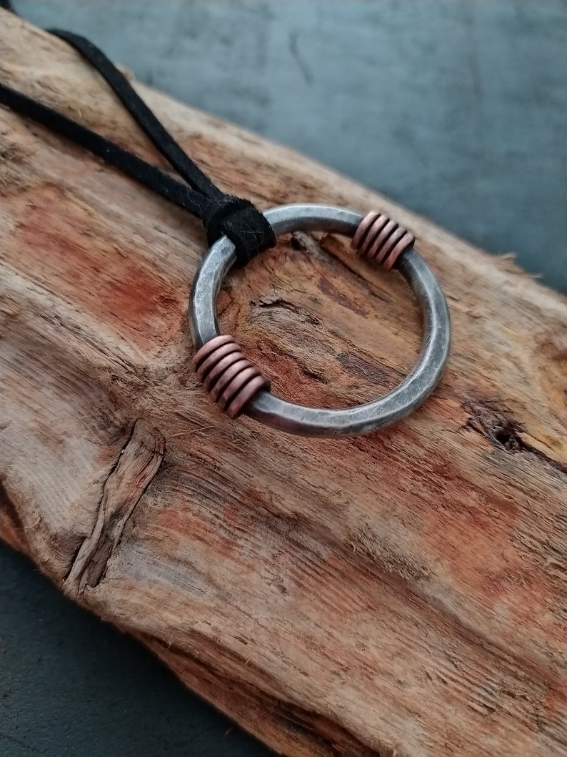 Iron Jewelry Forged Jewelry Forged Iron Pendant Necklace Iron Pendant ...