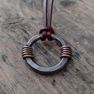 Iron Jewelry Forged Jewelry Forged Iron Pendant Necklace Iron Pendant ...