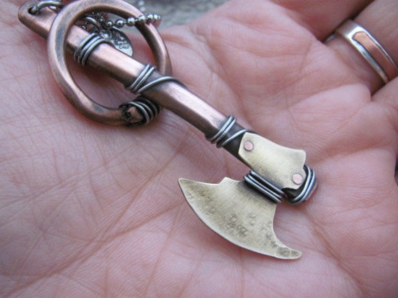 Axe Necklace Pendant Axe Jewelry pendant Axe Axe Mens