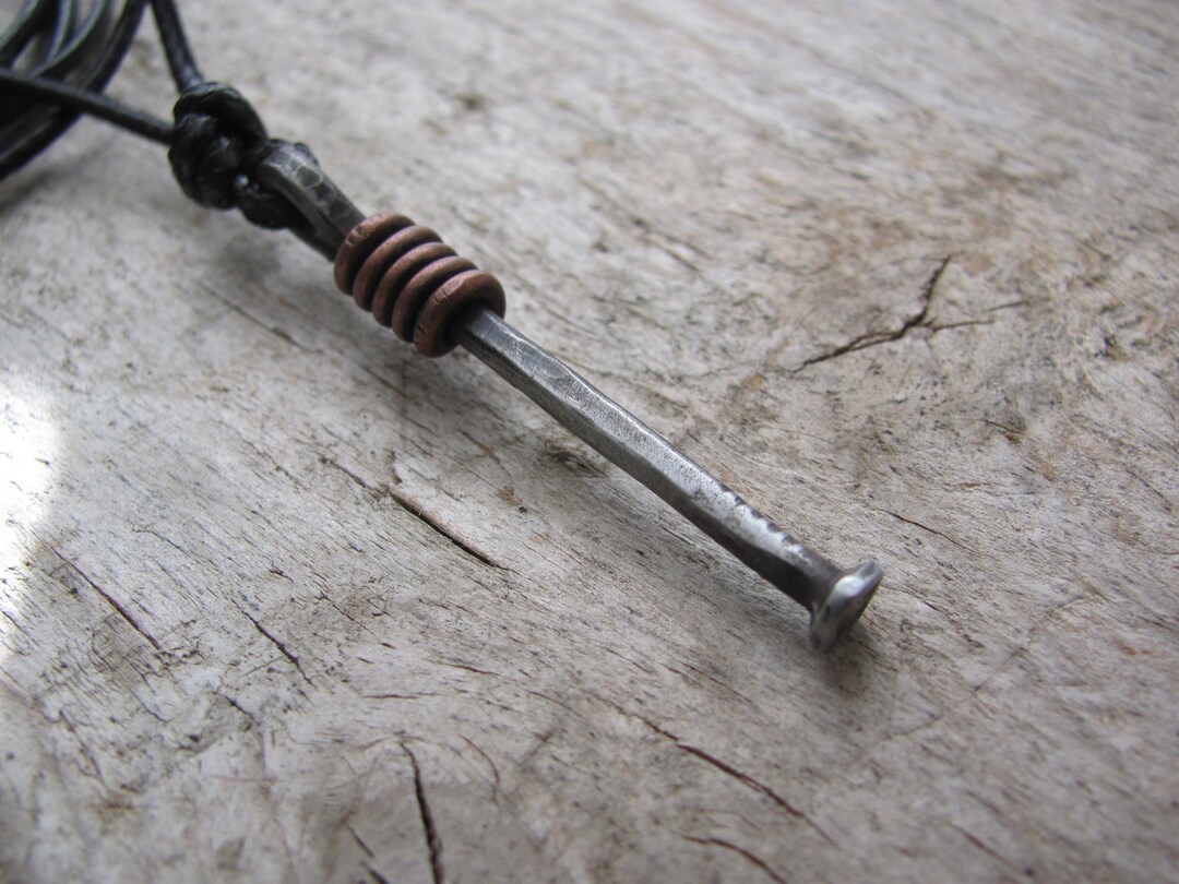 Iron Jewelry Forged Jewelry Forged Iron Pendant Necklace Iron Pendant ...