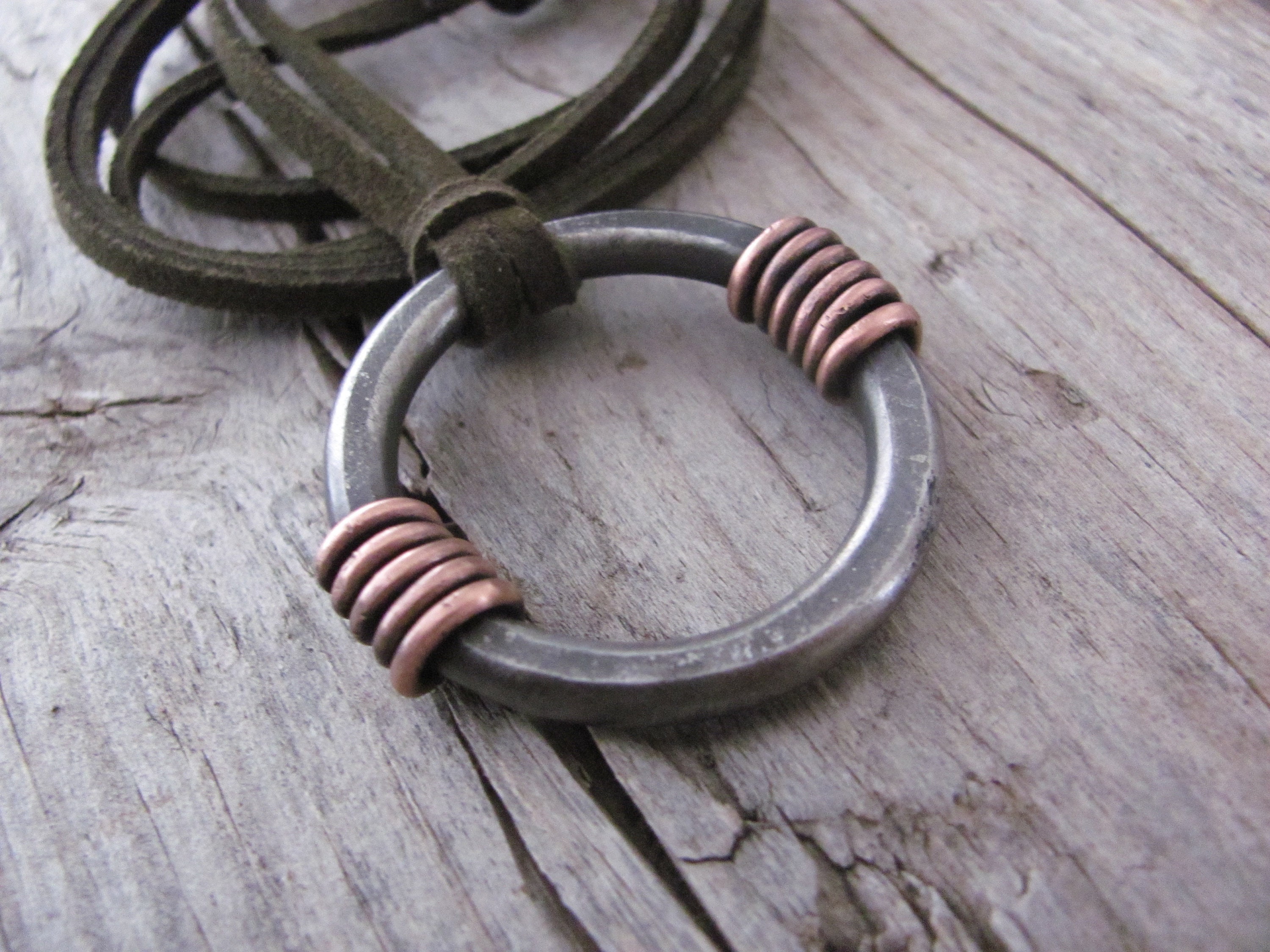 Iron Jewelry Forged Jewelry Forged Iron Pendant Necklace | Etsy