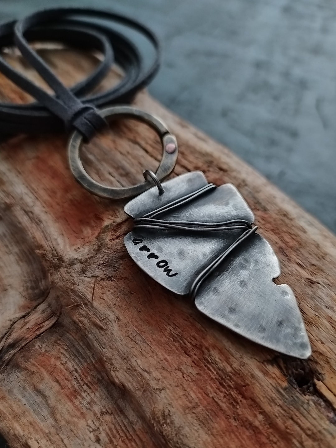 Arrowhead Necklace Arrow Silver Pendant Arrow Necklace Arrow Pendant ...