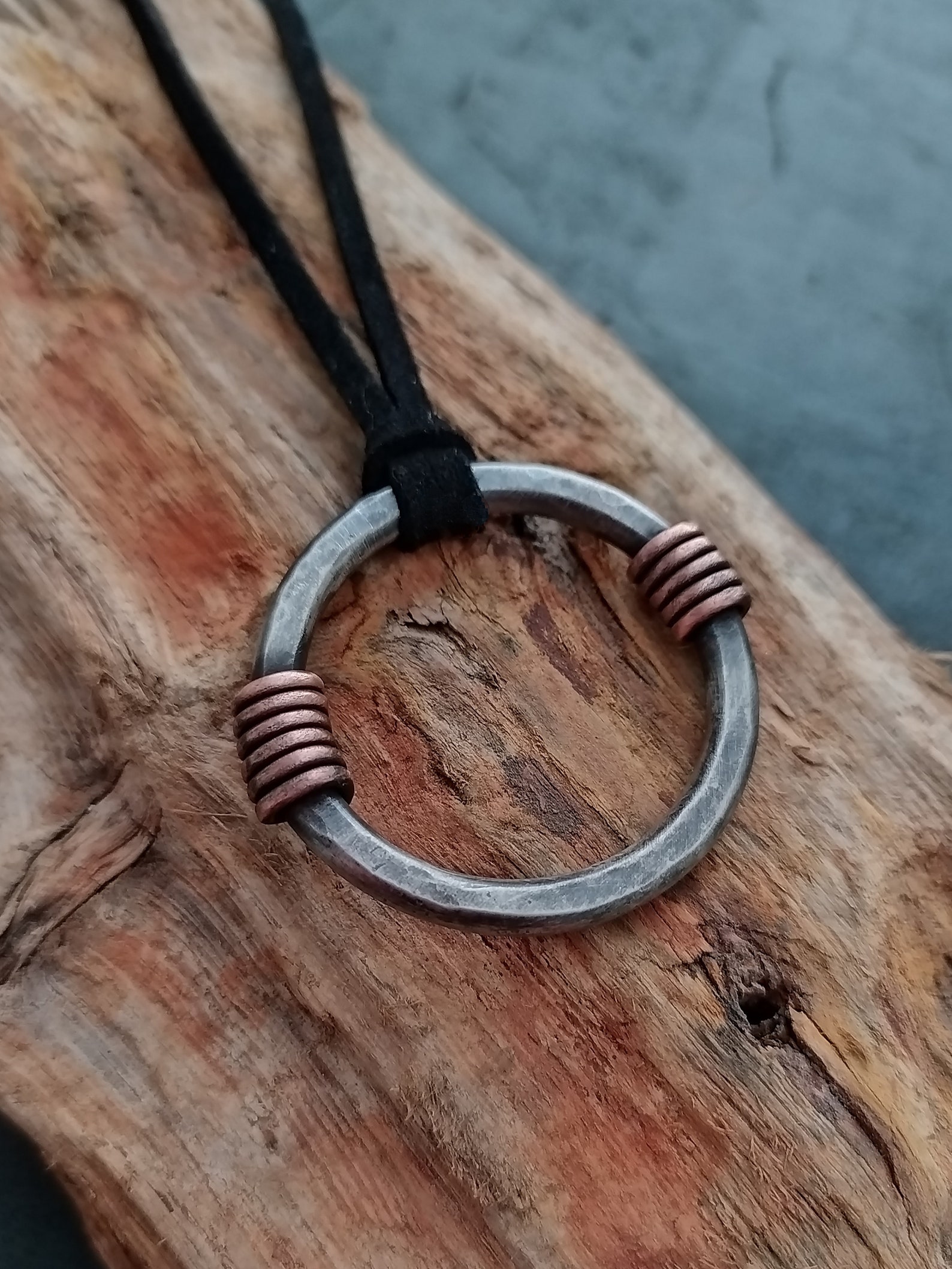 Iron Jewelry Forged Jewelry Forged Iron Pendant Necklace Iron Pendant ...