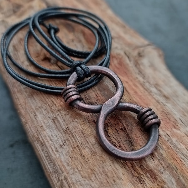 Hand Forged Necklace - Etsy