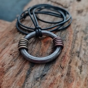 Iron Jewelry Forged Jewelry Forged Iron Pendant Necklace Iron Pendant ...