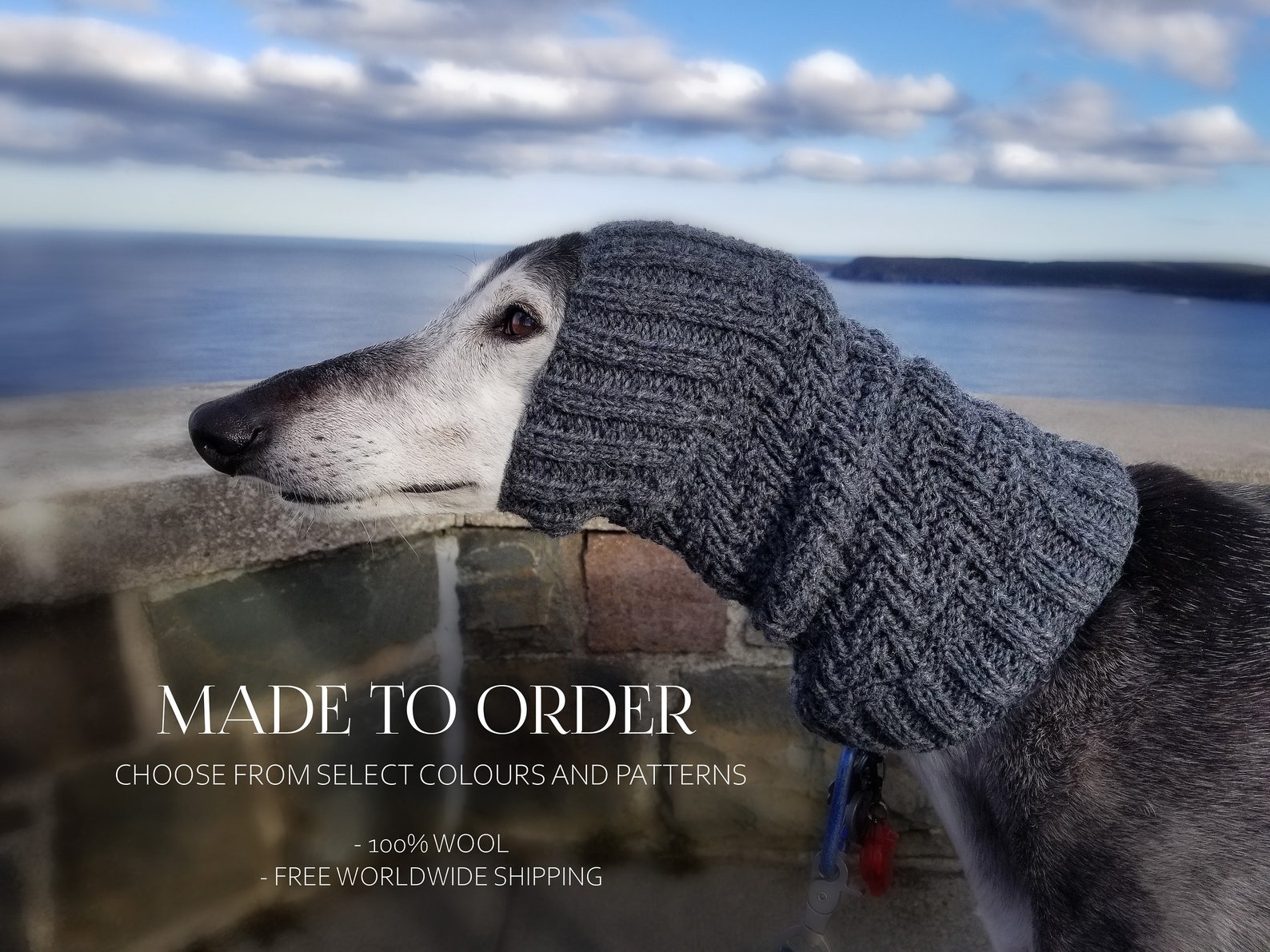 Greyhound Snood. Wool Neck Warmer. Galgo Whippet. Winter Dog | Etsy