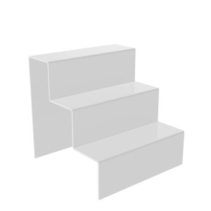 3 Step Display Stands Acrylic Riser - Etsy UK