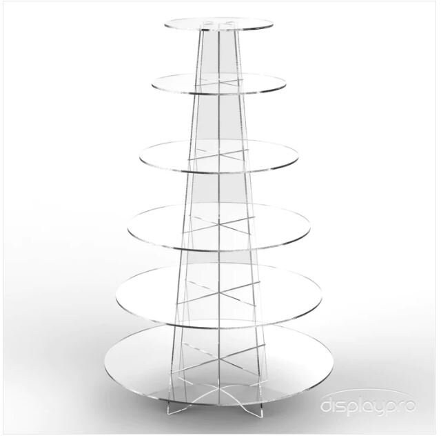 Round Acrylic Cupcake Stands - Etsy UK