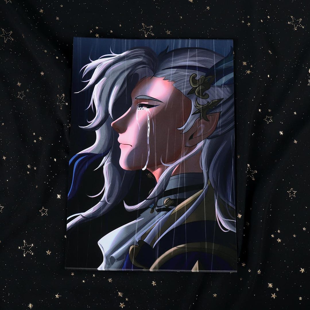 Genshin Impact Neuvillette High Quality A4 Poster, Gift for Gamers ...