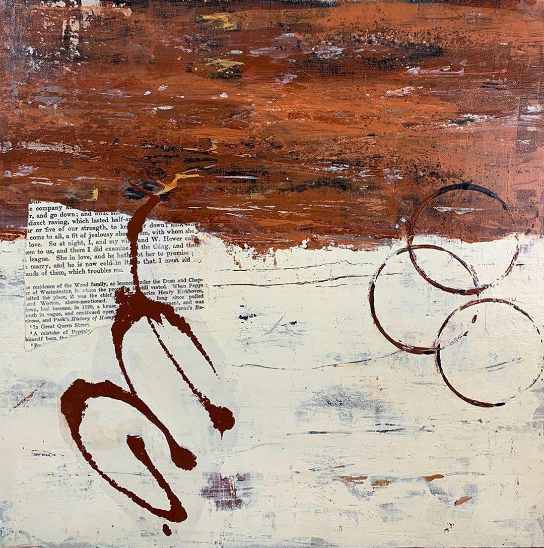 Messages Original Abstract Art - Etsy