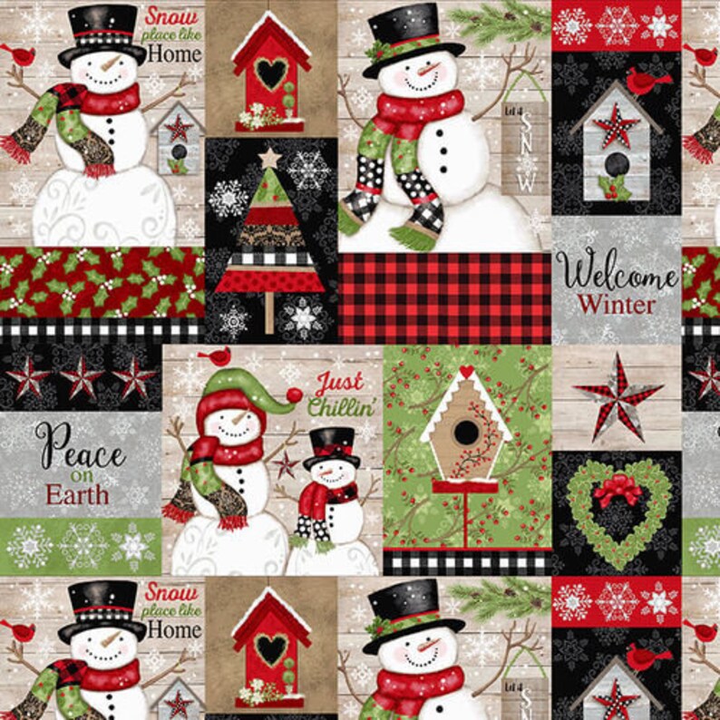 Studio E Fabrics Snow Place Like Home Fabric Collection - Etsy