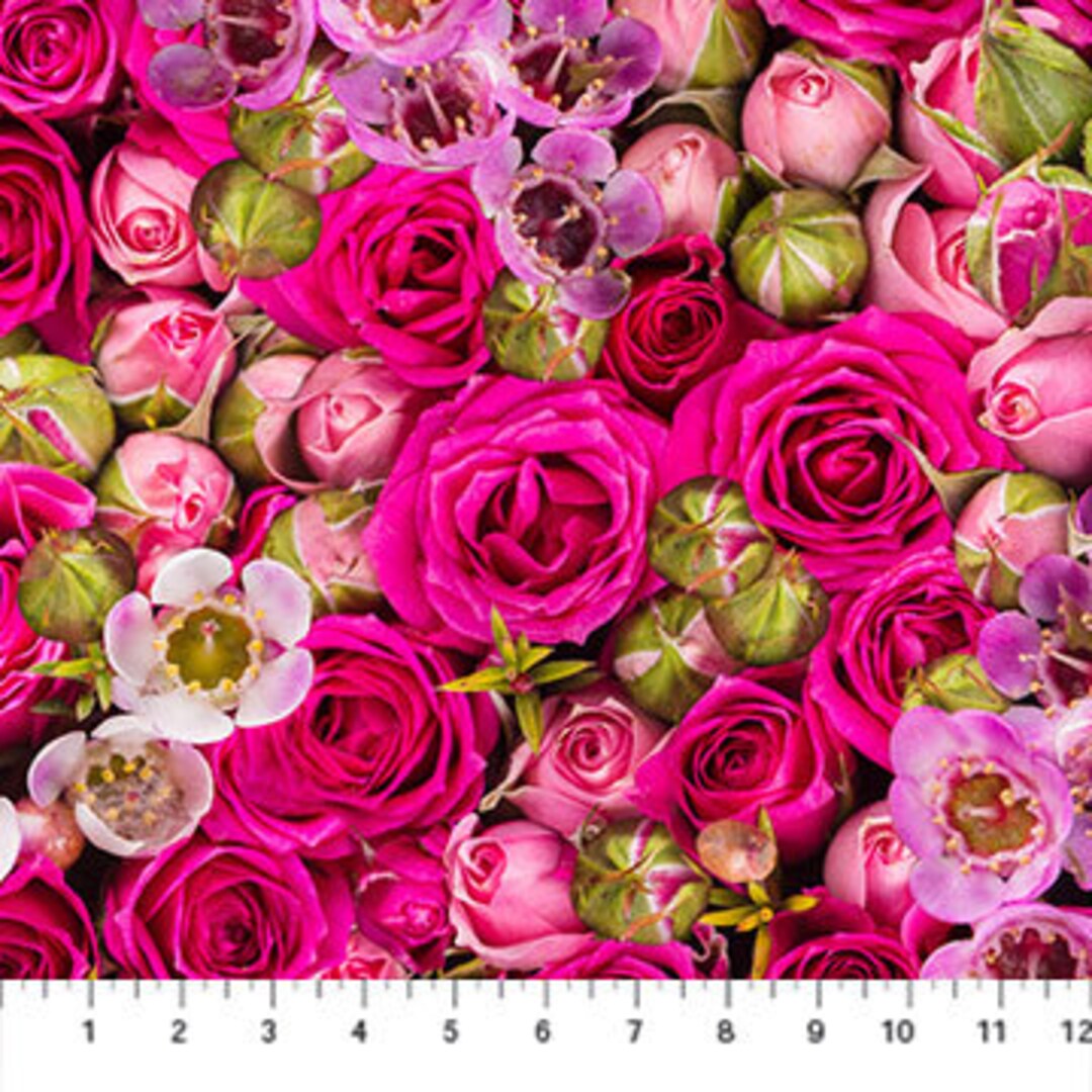 Budding Romance Fabric by Northcott - Etsy