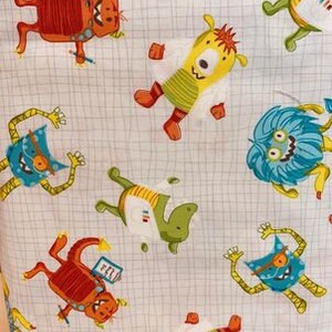 Monster Lab Striped Monsters Fabric by Studio E - Etsy