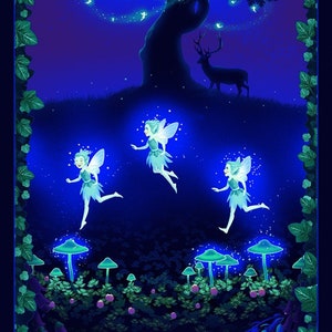 Henry Glass Summer Night Soiree Glow in the Dark Fabric Collection - Etsy