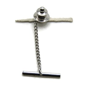 Musical Instrument Tie Pin and Chain Men's Jewelry Black - Etsy