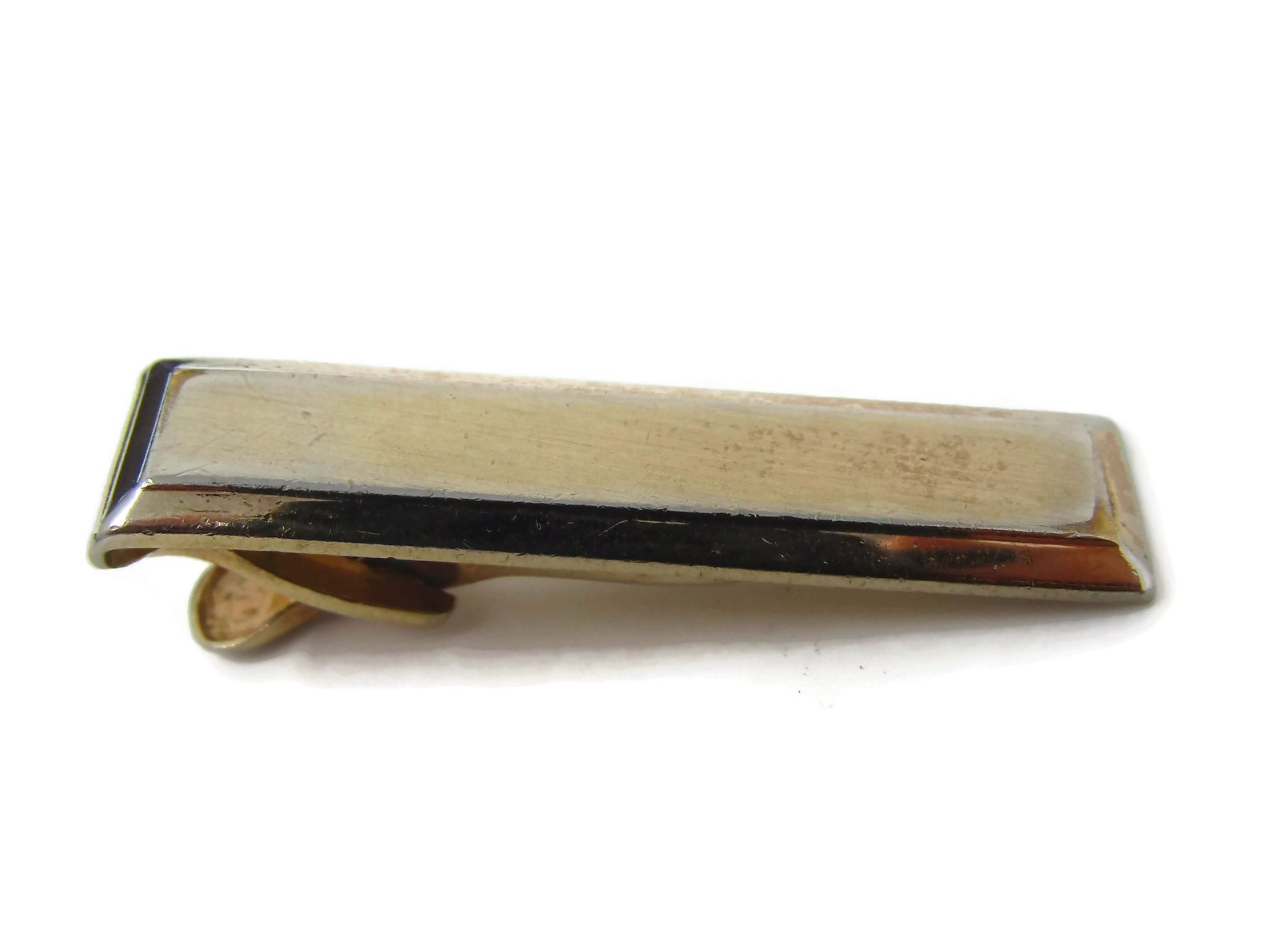 Vintage Tie Bar Clip: Nice Beveled Edge Design Smooth & Classic - Etsy