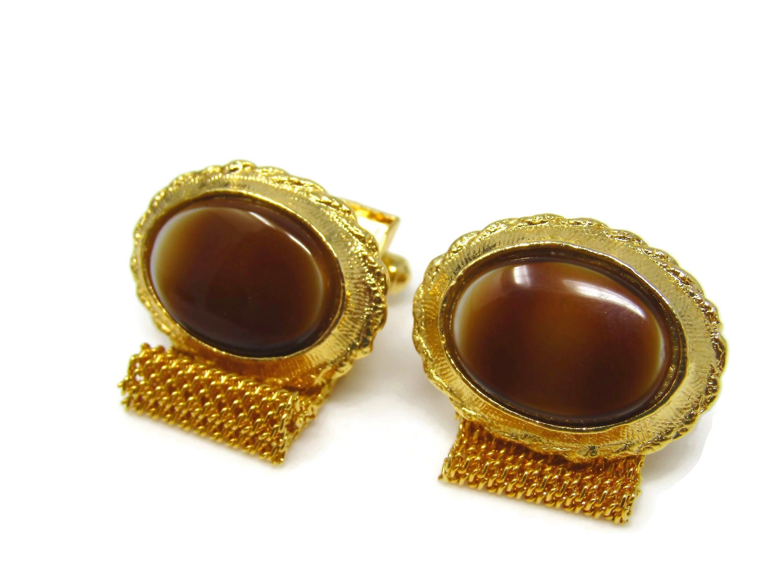 Men's Cufflinks and Tie Tack Pin Set Vintage Imported - Etsy